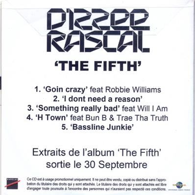 GOIN' CRAZY / DIZZEE RASCAL FEAT. ROBBIE WILLIAMS / CD SAMPLER PROMO FRANCE